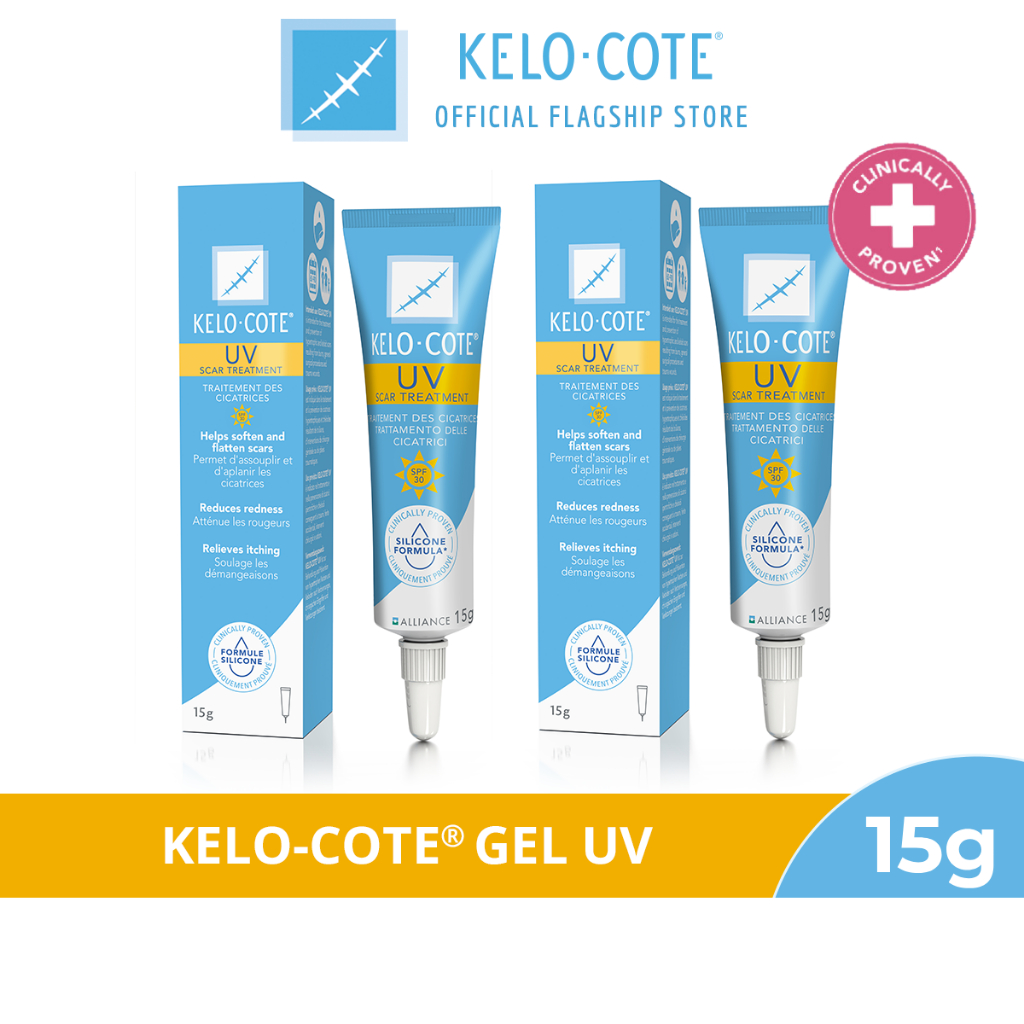 KELO-COTE® Advanced Formula UV SPF30 Scar Gel 15g | Scar Treatment for ...