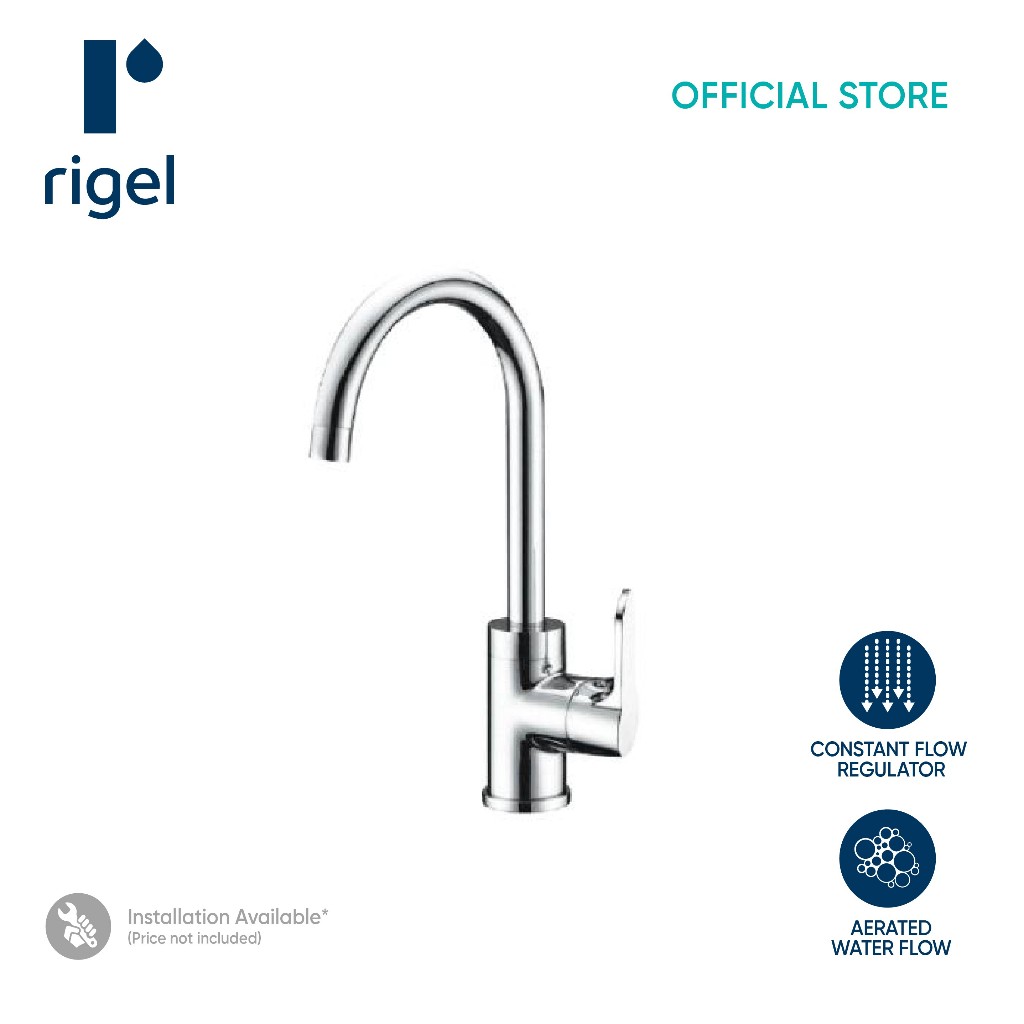 RIGEL Kitchen Faucet Mixer Tap DL8310 | Shopee Singapore