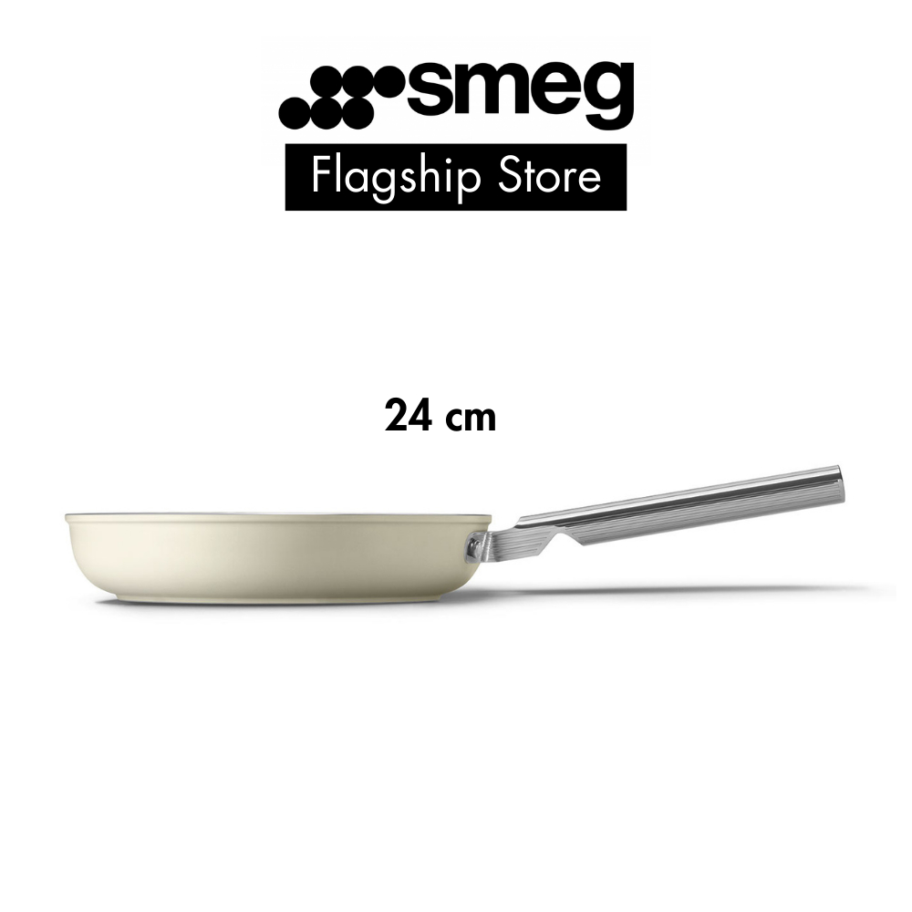 SMEG 24cm Fry Pan - Available in 3 Colours, 50's Retro Style Aesthetics ...