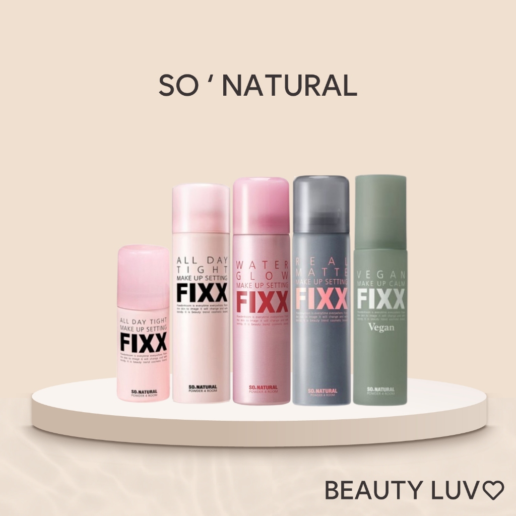 [So Natural] All Day Tight Make Up Setting Fixx Makeup Fixer 35ml, 75ml ...