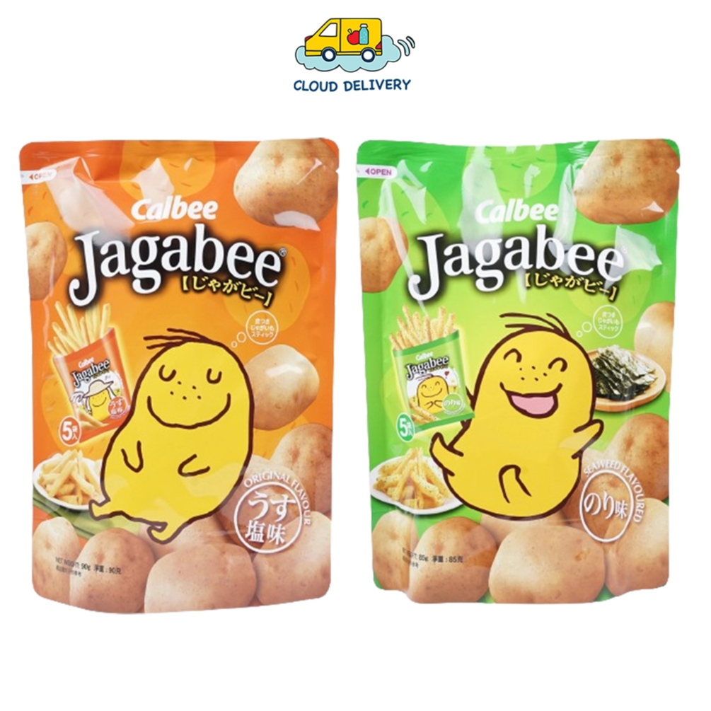 Calbee Jagabee Pouch Potato Chips Sticks (5 x 18g) | Shopee Singapore