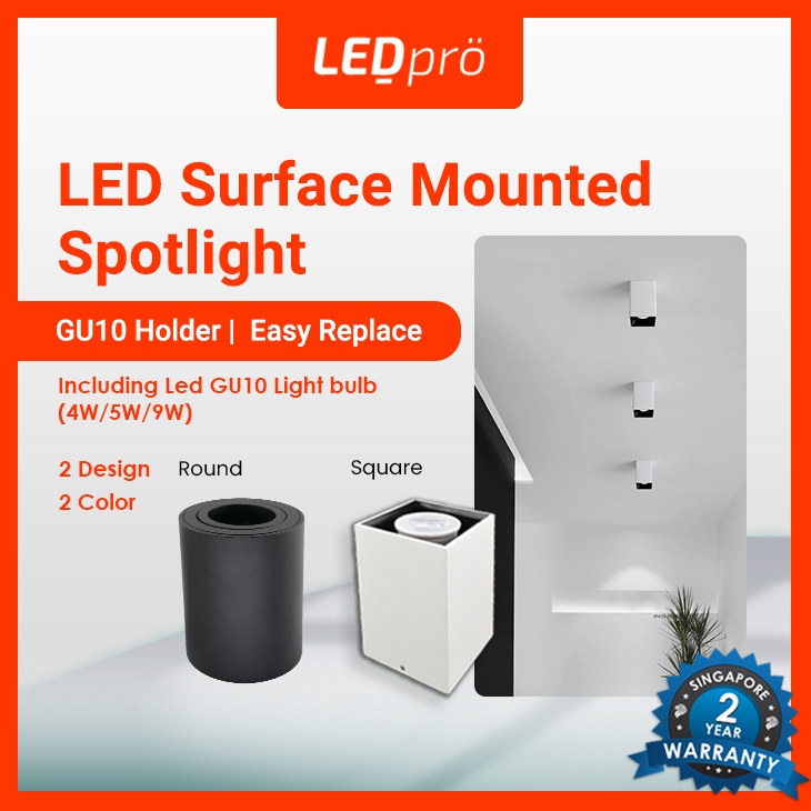 LED Pro LED Spot Light 4W ,5W,9W Tri-tone Ceiling Mounted Spot light ...