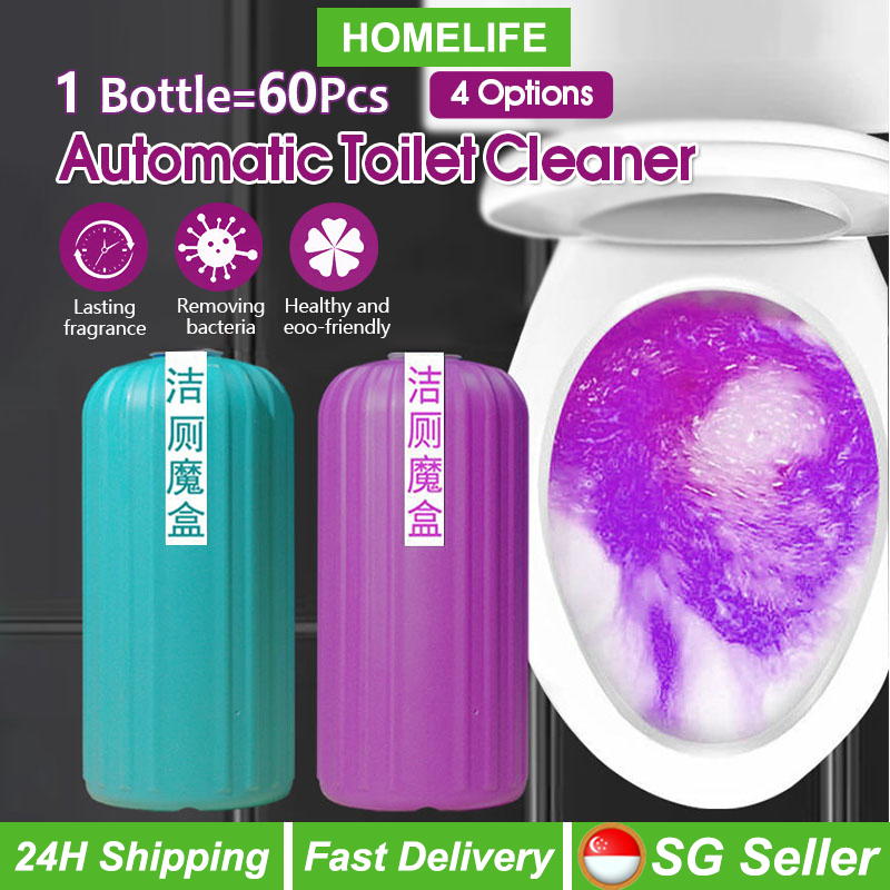 [SG Seller] Magic Cleaner Deodorant Gel Blue Bubble Toilet Bowl ...