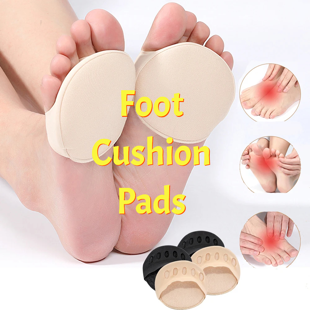 Foot Pad Toes Separator Cushion Forefoot Pads Care Support Elastic Insoles Non-slip Metatarsal ...