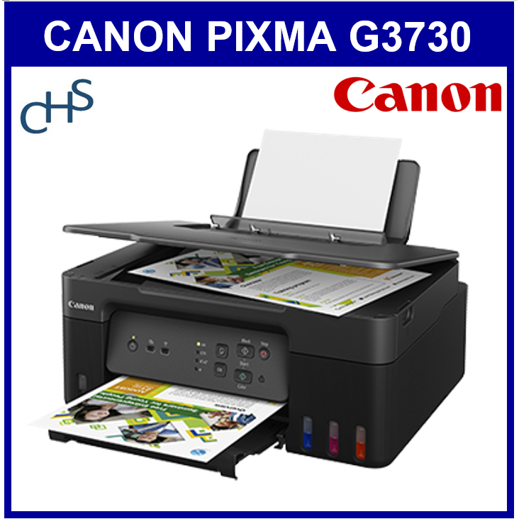 Canon PIXMA G3730 3730 G3730 Wireless 3-in-1 Printer Mobile Printing ...