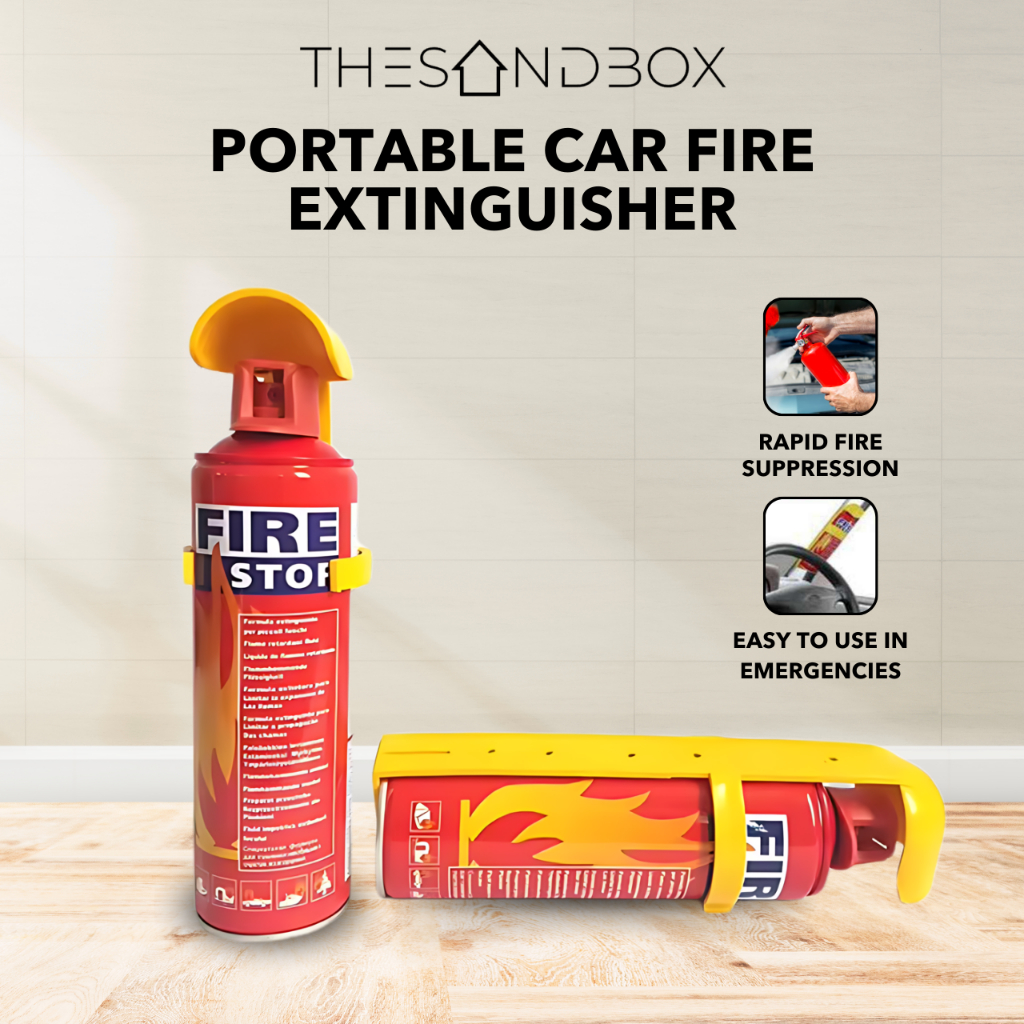 Portable Car Fire Extinguisher 500ml/1000ml – Quick Response, Essential ...