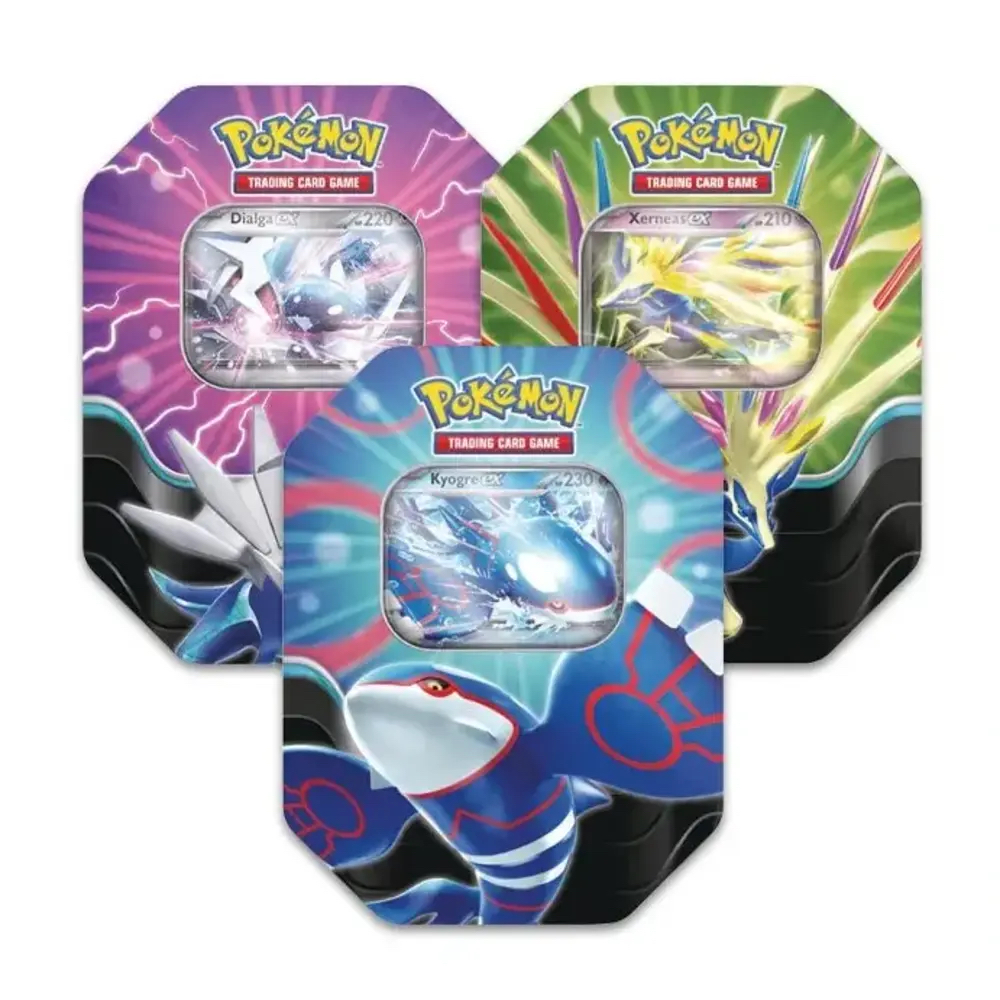 TCG Pokemon Azure Legends EX Collection Tin Box (4 Boosters) | Shopee ...