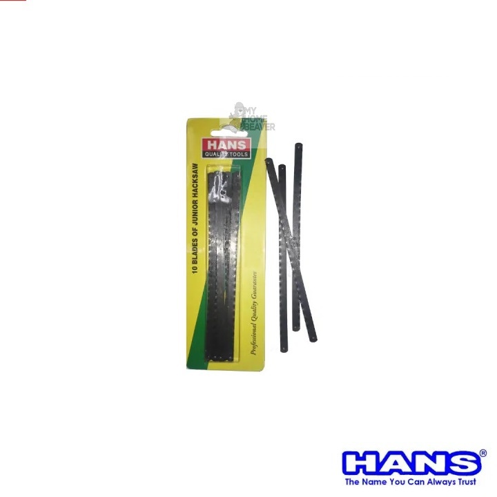 Hans Junior Hack Saw Hacksaw Blades 6" [Pack of 10 Blades] | Shopee ...