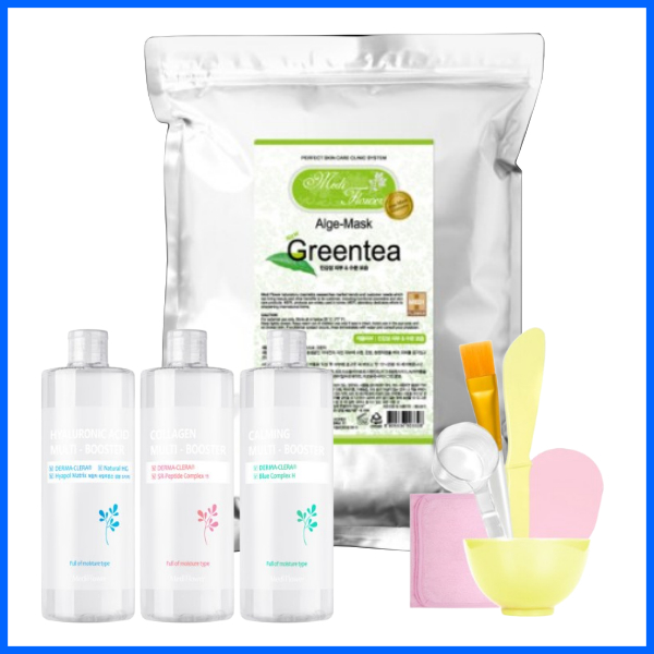 KOREA [Aesthetic & Spa Use] facial rubber modeling powder pack Green ...