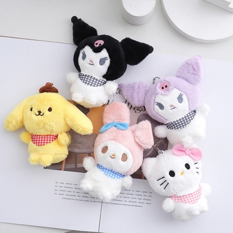 Sanrio Plush Toy Kuromi My Melody Cinnamoroll Hello Kitty Pochacco Doll Birthday Gift Stuffed ...