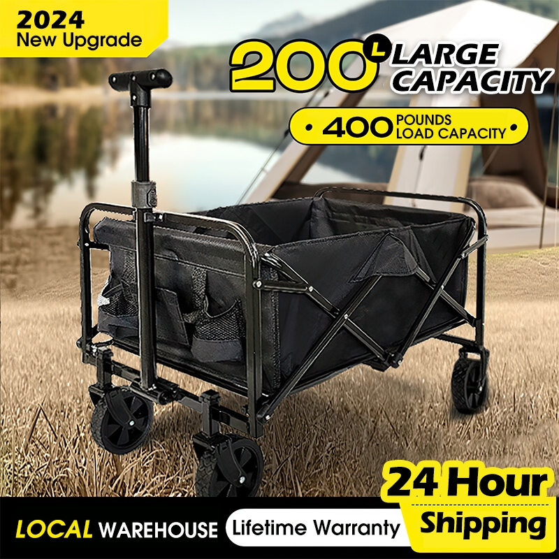 camping trolley Outdoor Trolley Wagon Folding trolley Tool truck ...