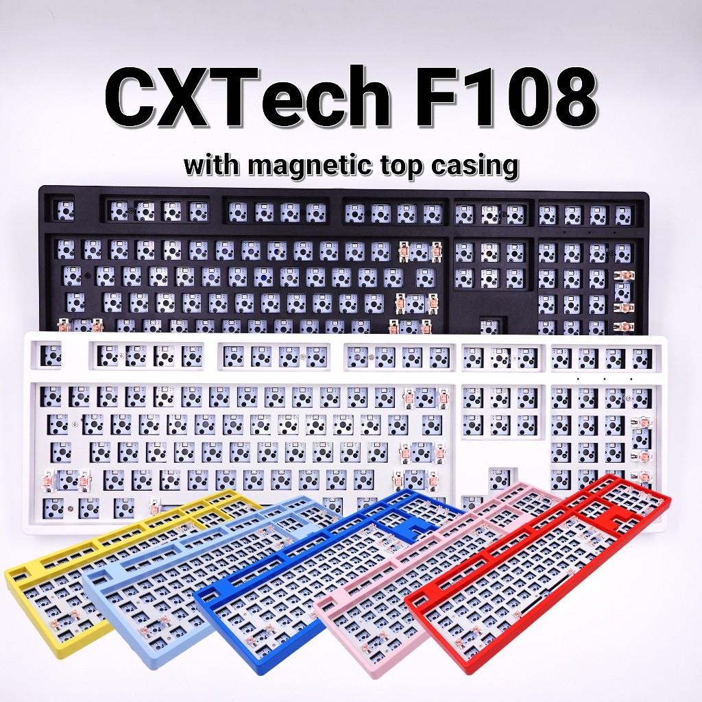CXTech F108 108-key Full Size Keyboard Barebones Kit | Shopee Singapore