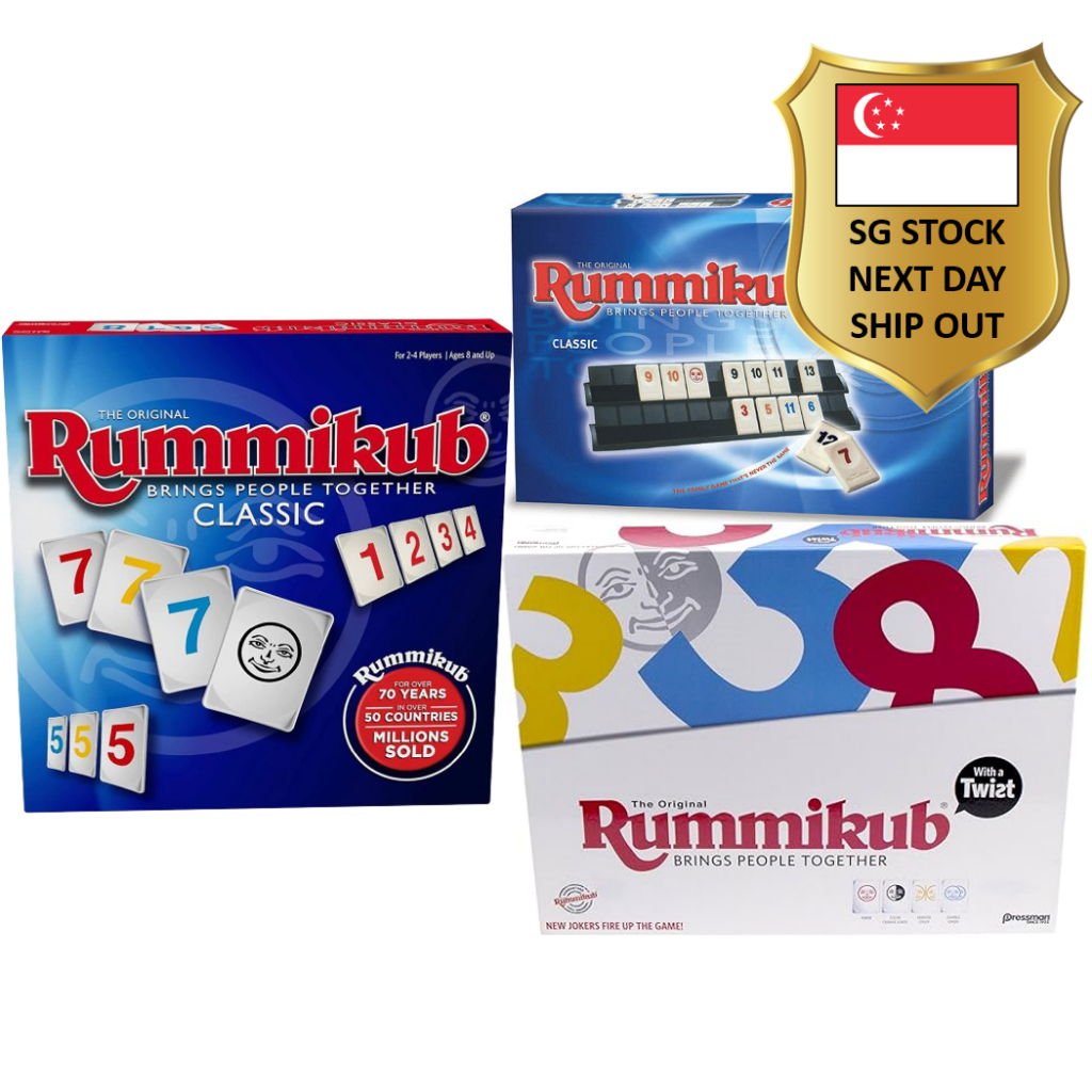 🔥SG SELLER🔥 Rummikub Board Game Rummikub Large Rummy Tiles Rummikub ...