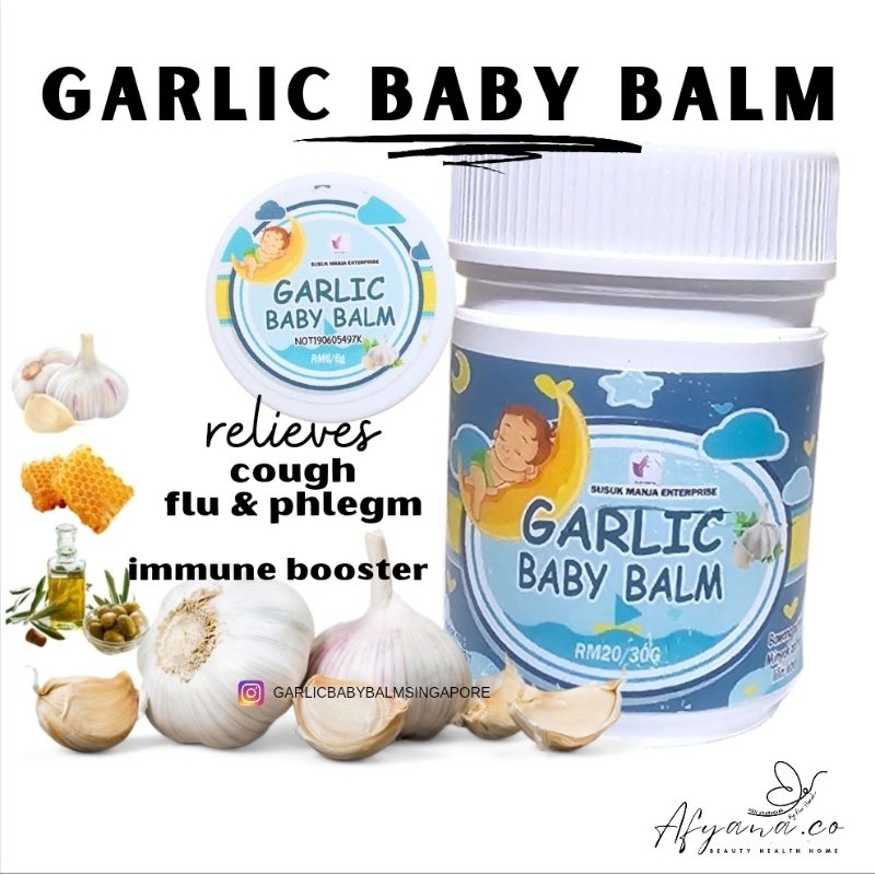 GARLIC BALM for cough , flu and phlegm suitable for Baby to adults🔥 ...