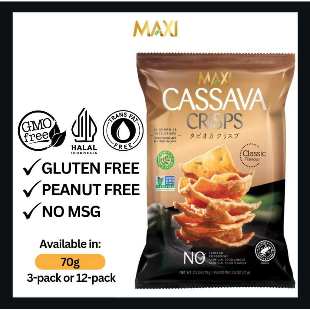 🔥OPENING SALE🔥 MAXI Snacks Cassava Crackers | Shopee Singapore