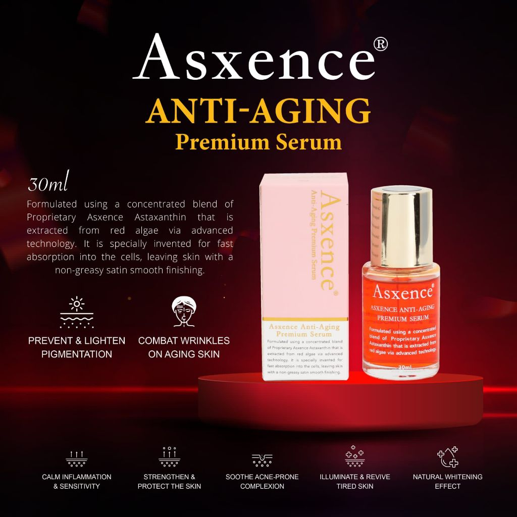 Asxence Anti-Aging Premium Serum Bottle 30ml | Shopee Singapore