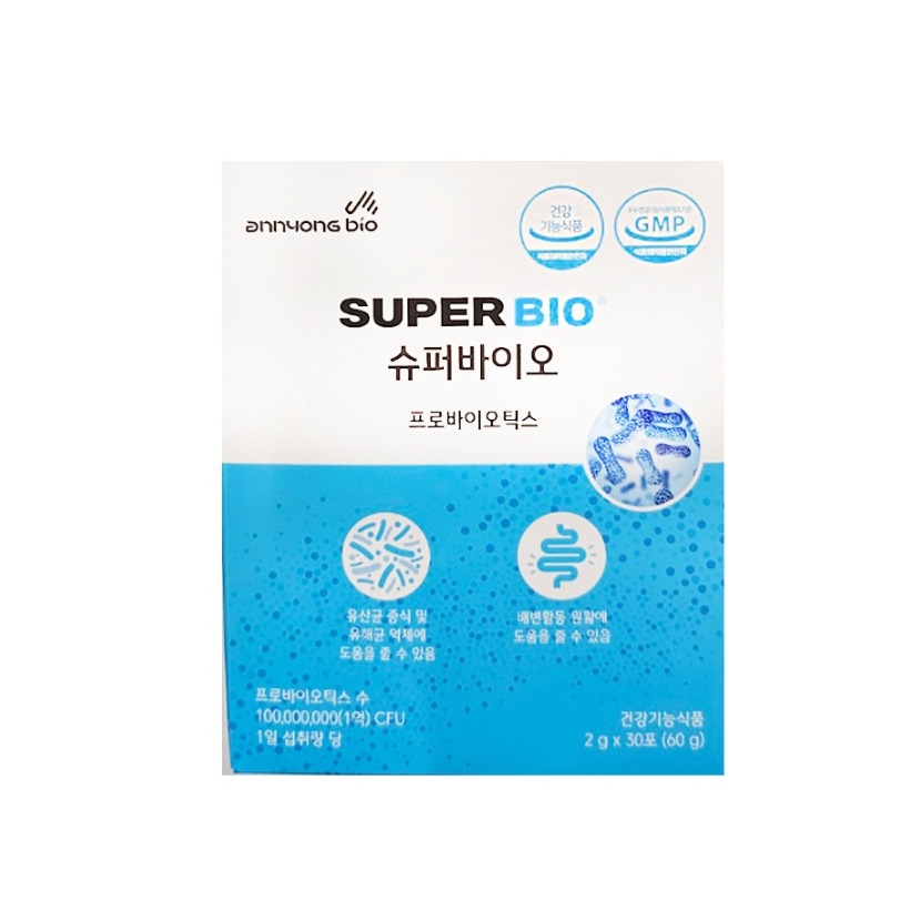 annyong bio super bio probiotics 2g x 30pcs (Box / No Box) | Shopee ...
