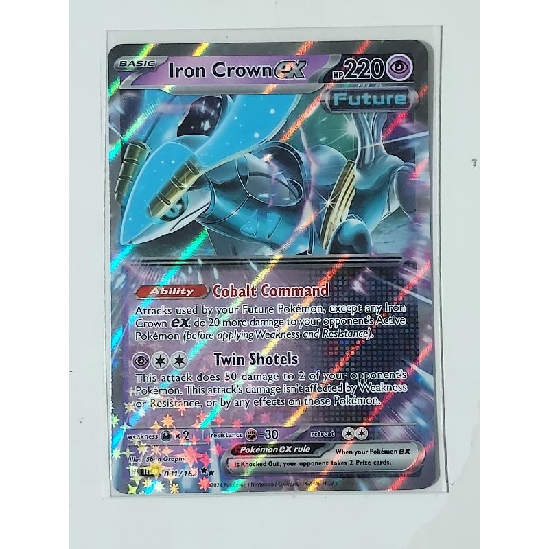 Pokemon iron crown ex temporal forces card | Shopee Singapore