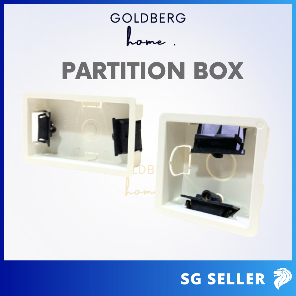 [SG Seller] 1 Gang 2 Gang Partition Box Standard Size | Goldberg Home ...