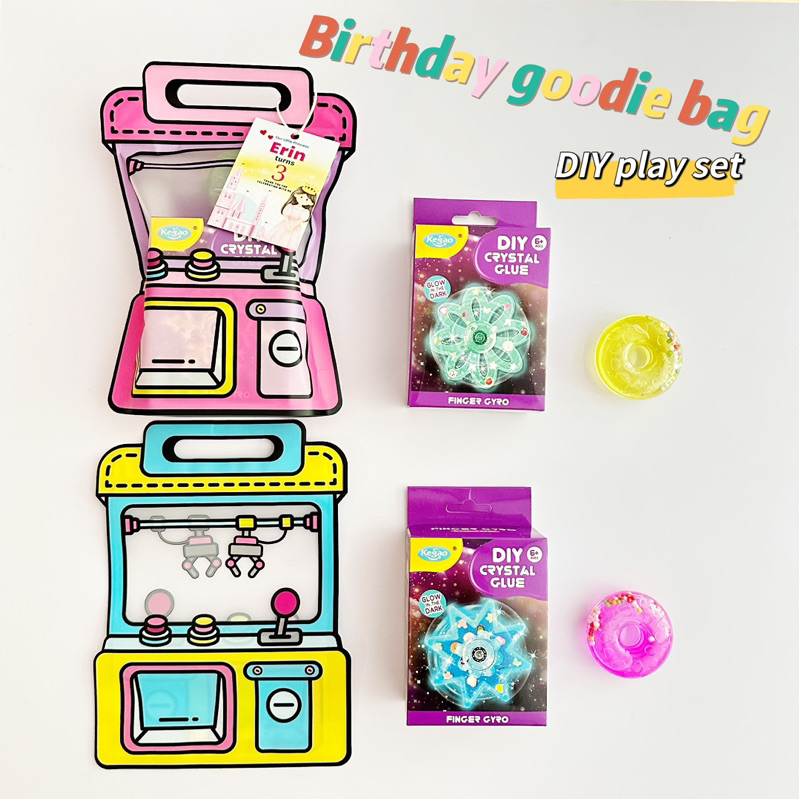 [SG Seller]Kids birthday goodie spinner slime customisation children's ...