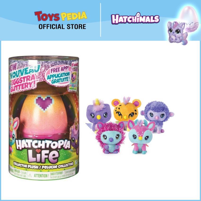 Hatchimals Hatchtopia Life 2-inch Tall Plush (Style May Vary) | Shopee ...