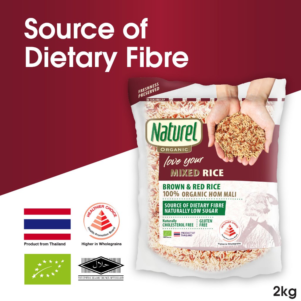 Naturel Organic Mixed Rice, 2kg | Shopee Singapore
