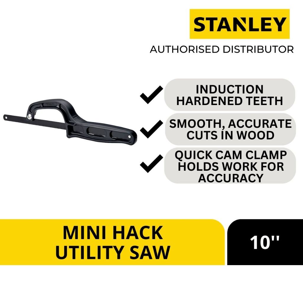 Stanley Mini Hack Utility Saw 10 Inches | Shopee Singapore