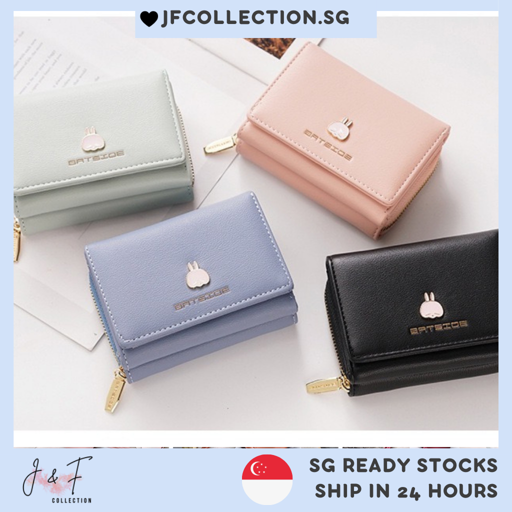 [SG Instocks] Korean style wallet for women mini purse casual short ...