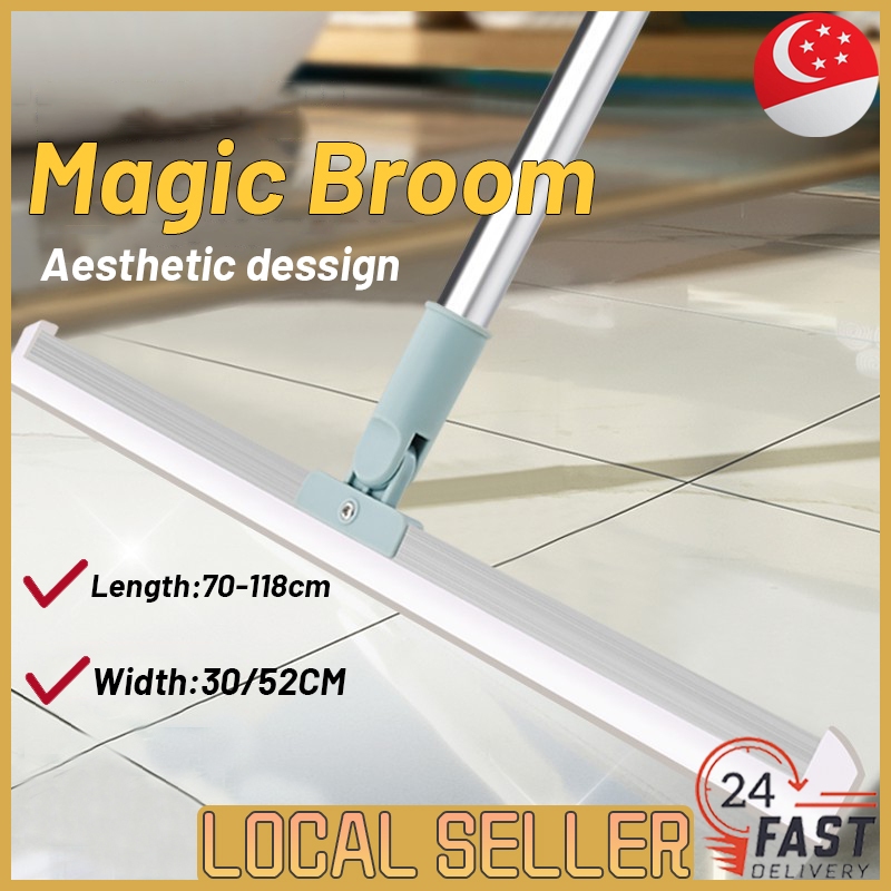 [SG In Stock]Magic Broom Clean Glass Tiles Sweep Wiper Household ...
