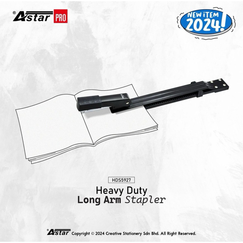 [SG Seller][HDS5927][Astar Pro] LONG ARM STAPLER | Easy to Load | Heavy ...