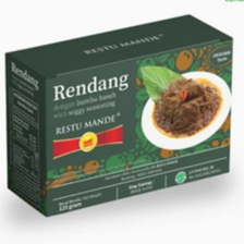 SG Stock Rendang Restu Mande Original Flavour Beef 300g 500g | Shopee ...