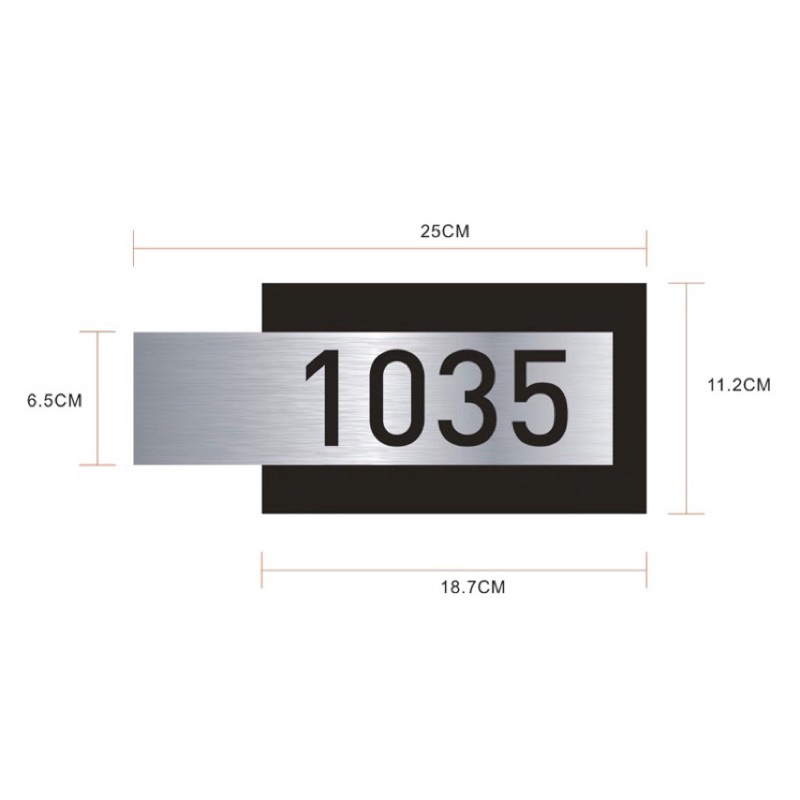Customised Unit Sign door sign/unit number signage outdoor Door Unit ...