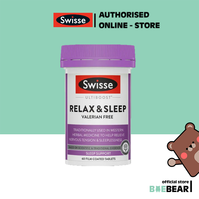 Swisse Ultiboost Relax & Sleep 60 Tablets (BaeBear.sg) | Shopee Singapore