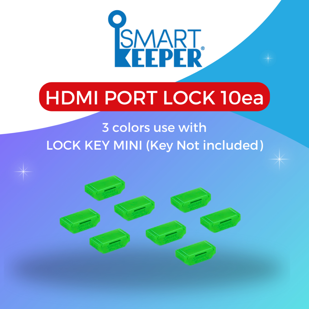 SMARTKEEPER HDMI Port Lock 10 ea.(Lock key mini NOT included) | Shopee ...