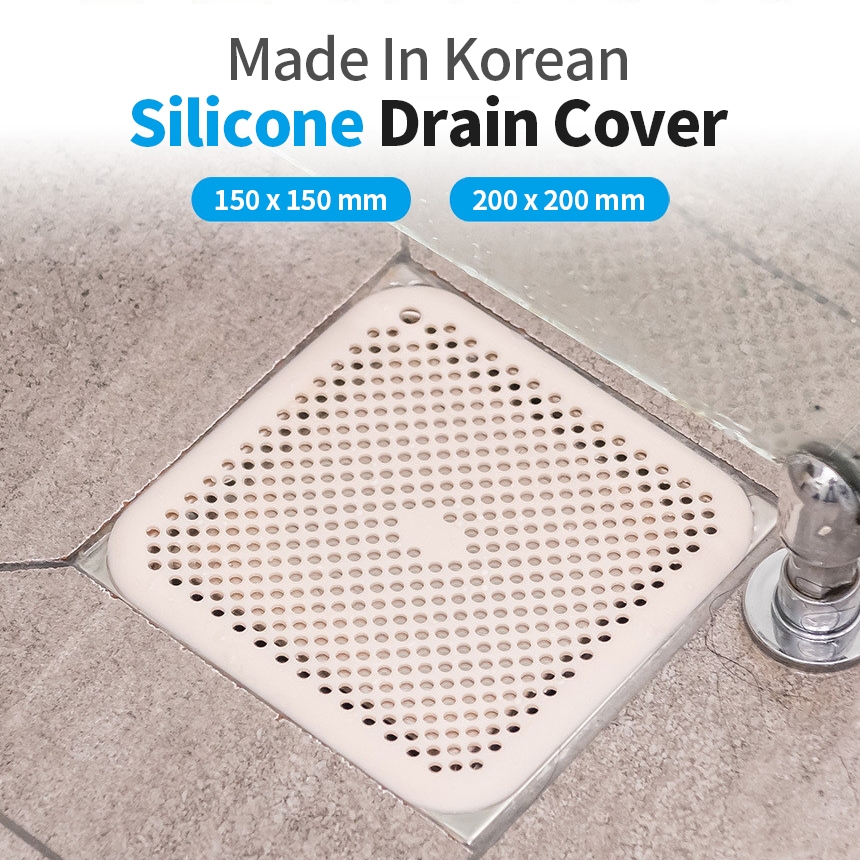 Silicone Drain Cover 150mm X 150mm / 200x200mm | Kitchen Sink Strainer ...