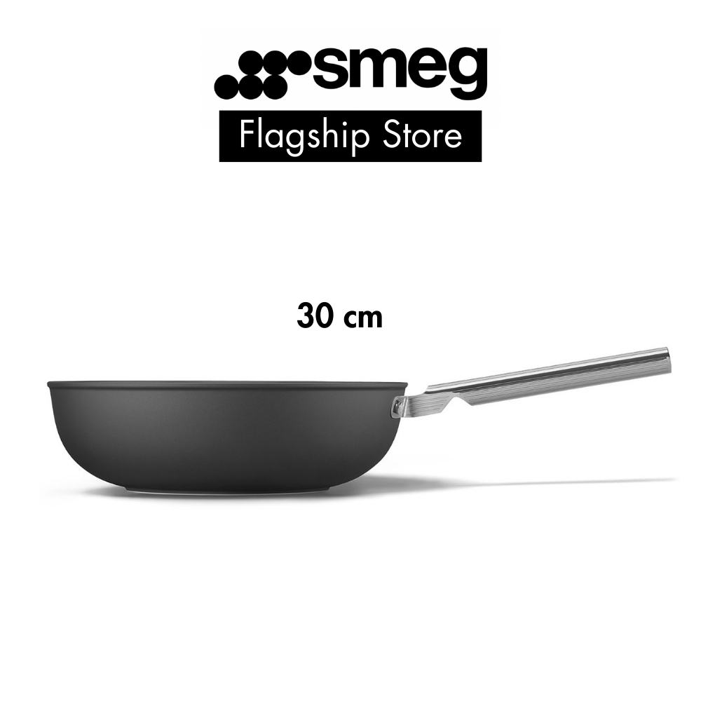 SMEG 30cm Wok - Available in 3 Colours, 50's Retro Style Aesthetics ...