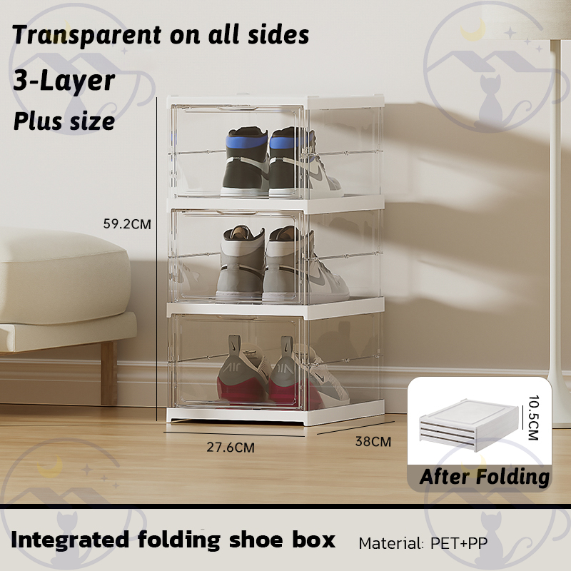 Foldable Shoe rack 3 layer/6 layer Installation Free Shoe BOX Storage ...