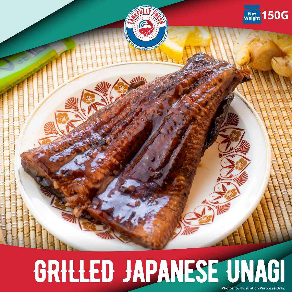Promo! Grilled Japanese Unagi Fillet (Kabayaki) 冰冻鳗鱼 330g | Shopee ...