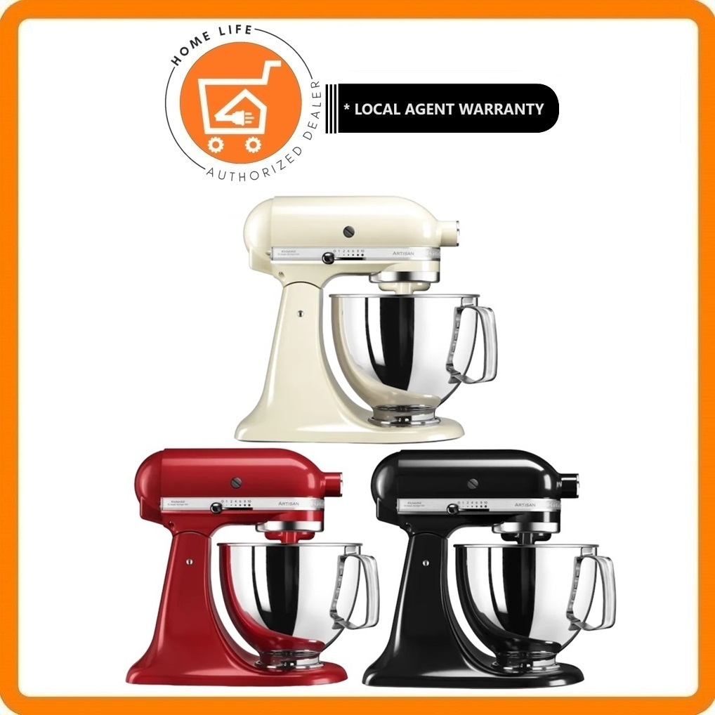 KitchenAid 5KSM125 Artisan® Series 5 Quart Tilt-Head Stand Mixer 4.8L ...