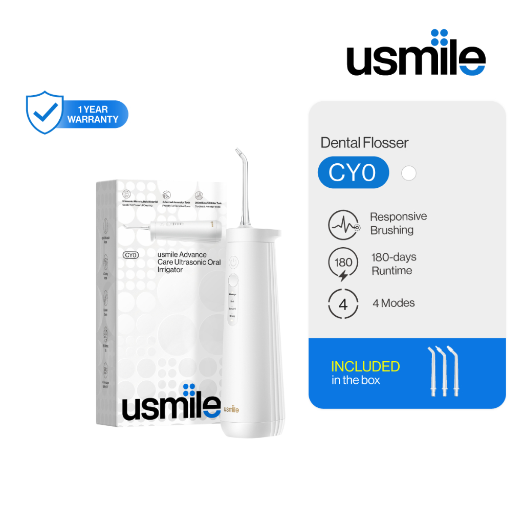usmile Ultrasonic Waterfall Water Flosser Oral Irrigator (200ml) CY0 ...