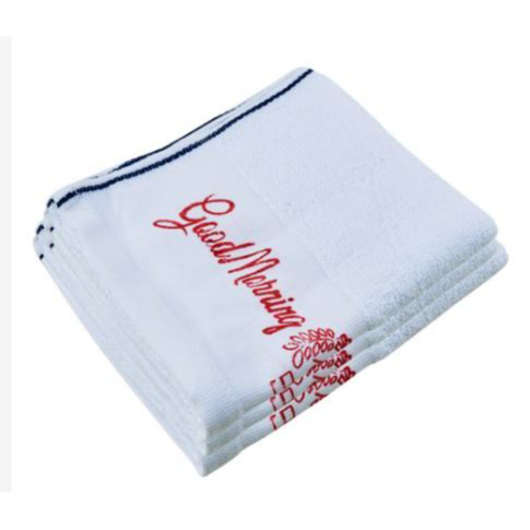 Good Morning Towel / White Washcloth , 1 Dozen | Shopee Singapore