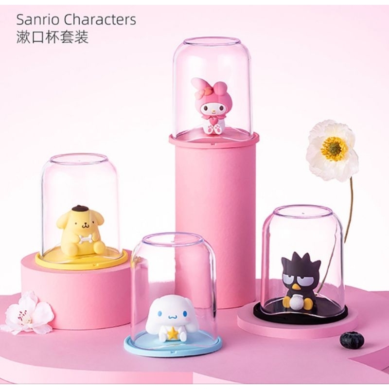 Sanrio Characters My Melody Cinnamoroll Hello Kitty Figurine Gargle ...