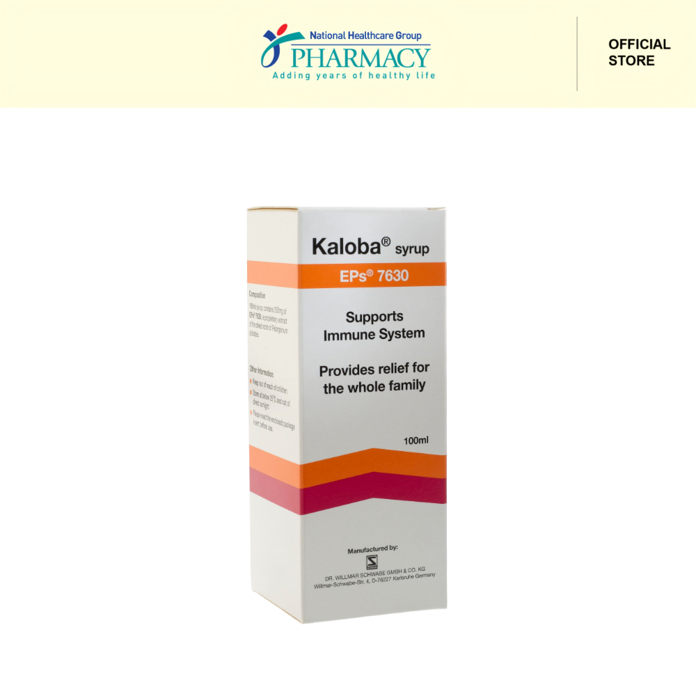 Kaloba Syrup 100ml [relieves symptoms of flu] | Shopee Singapore