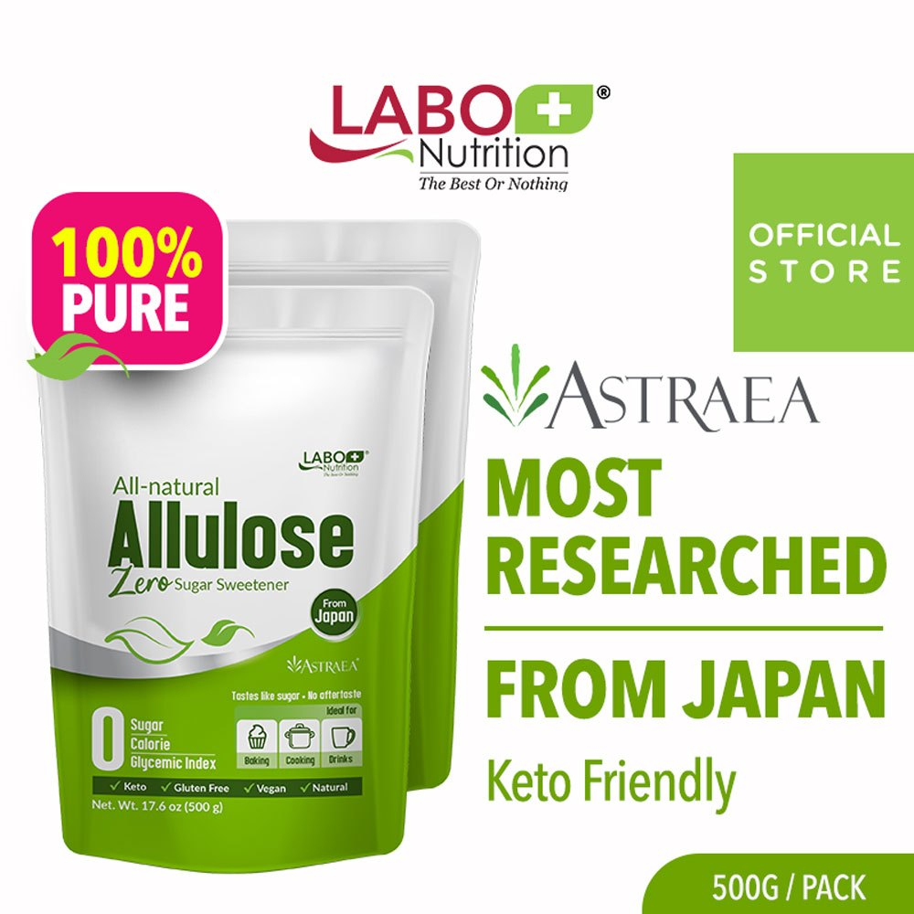 [2 Packs]LABO Nutrition Allulose 500g Healthiest Natural Sweetener Zero ...
