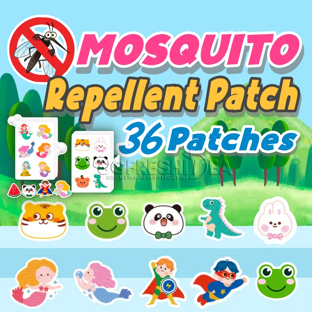 (9.9 MEGA SALE) Mosquito Patch Repellent Stickers Insect Natural ...