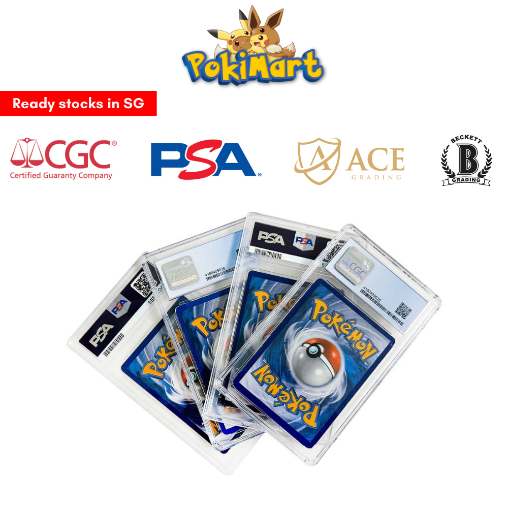 💯🇸🇬 Pokemon Mystery Slab Pack PSA CGC Beckett TCG ACE Cards Pristine ...