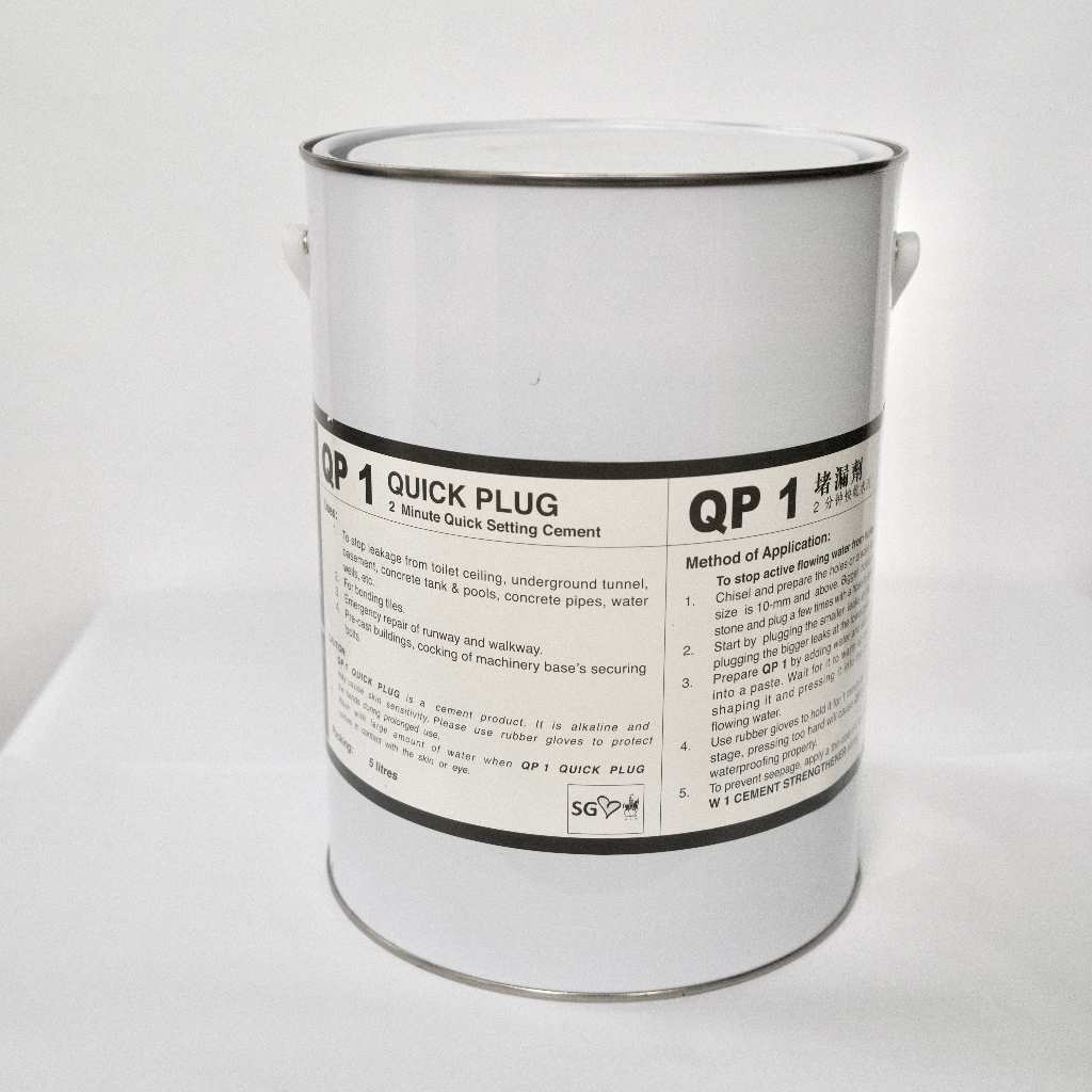 Warrior Quick Plug QP1 - Hydraulic Cement that Stops Water Leaks ...