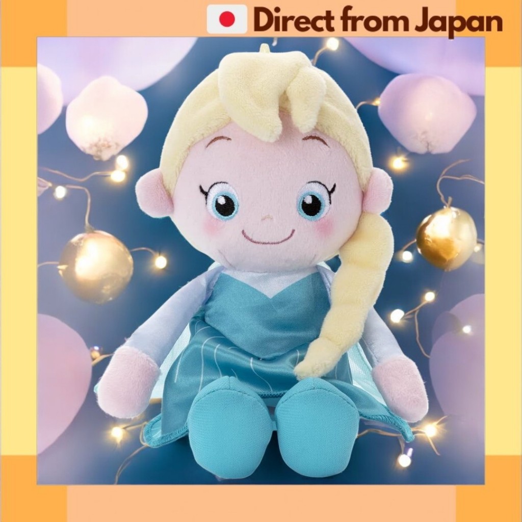 TAKARA TOMY Disney Character Washable Beans Collection Elsa Plushie ...