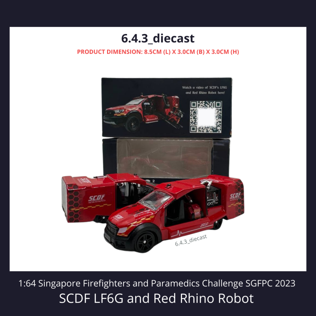 [Local Stock] 1:64 Singapore Firefighters and Paramedics Challenge ...