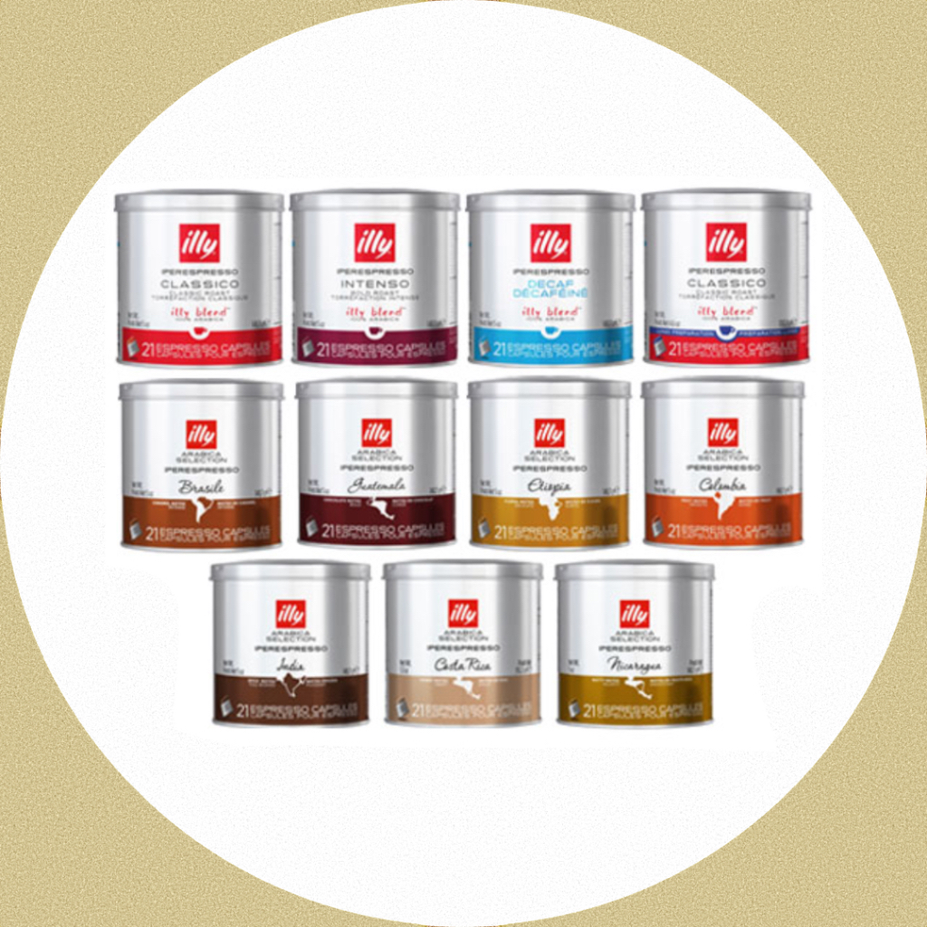 [illy] iperEspresso 12 flavors Capsule (18ea pack, 21ea can) | Shopee ...
